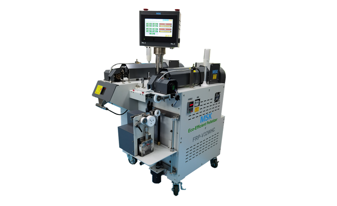 Recycle your crushed plastic with MSK Technologies - Pelletizer Machine